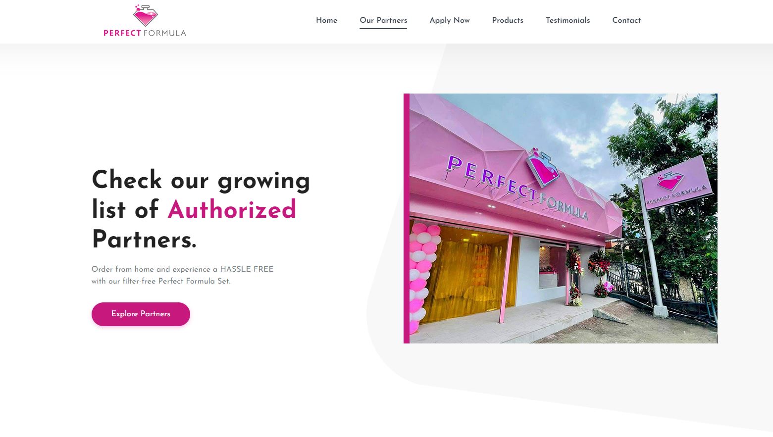 Perfect Formula - Home