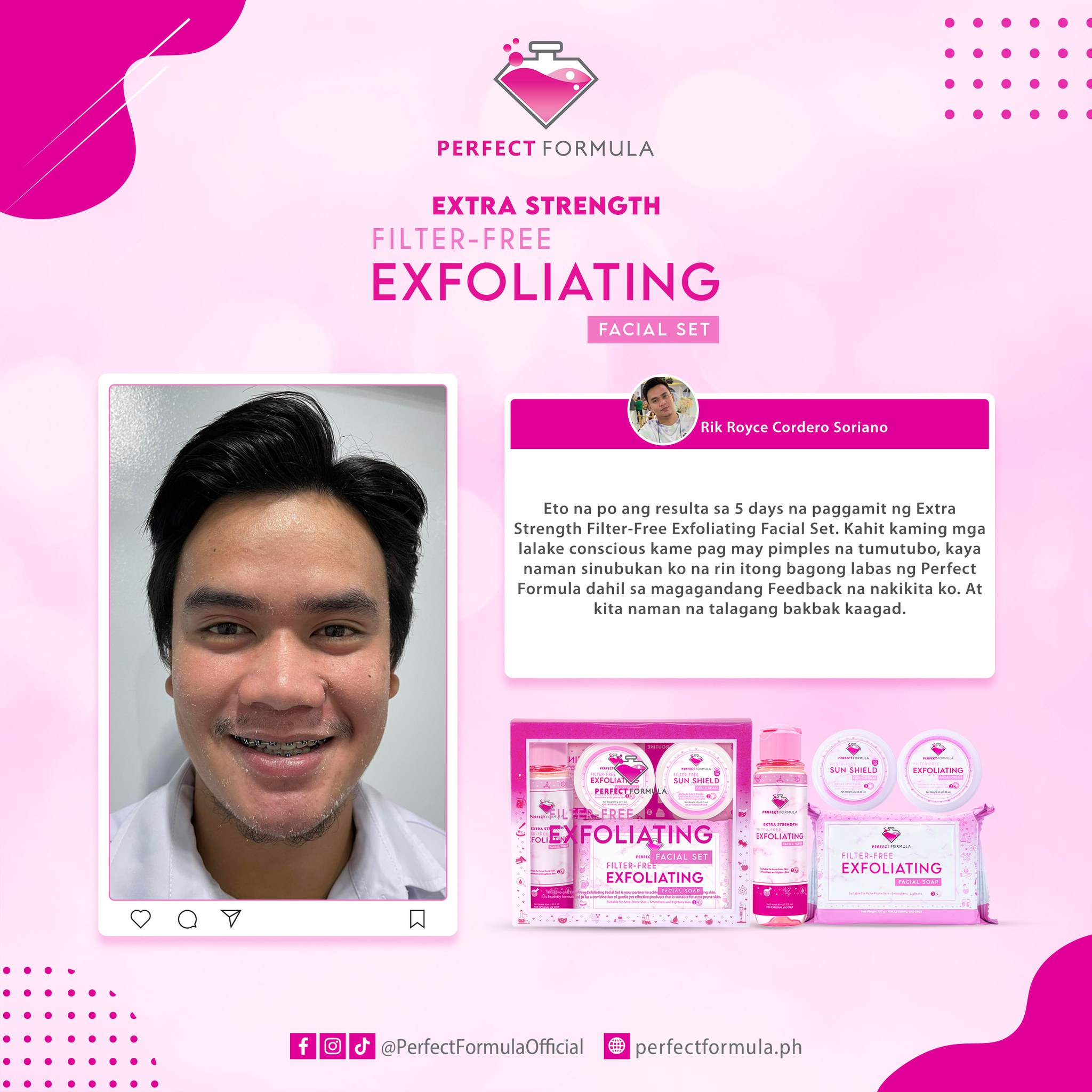 Perfect Formula - Testimonials