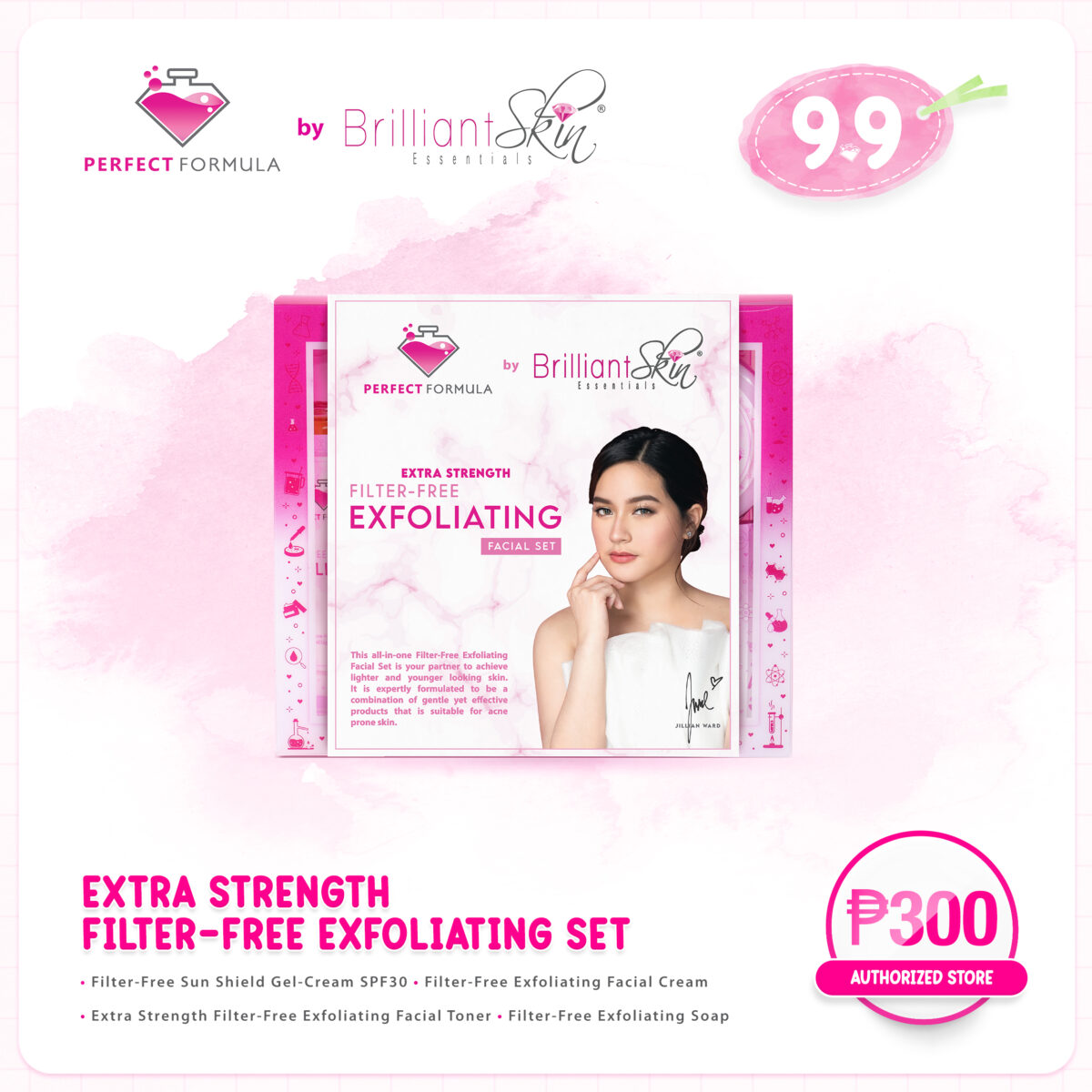 Perfect Formula - Extra-Strength Filter-Free Exfoliating Facial Set