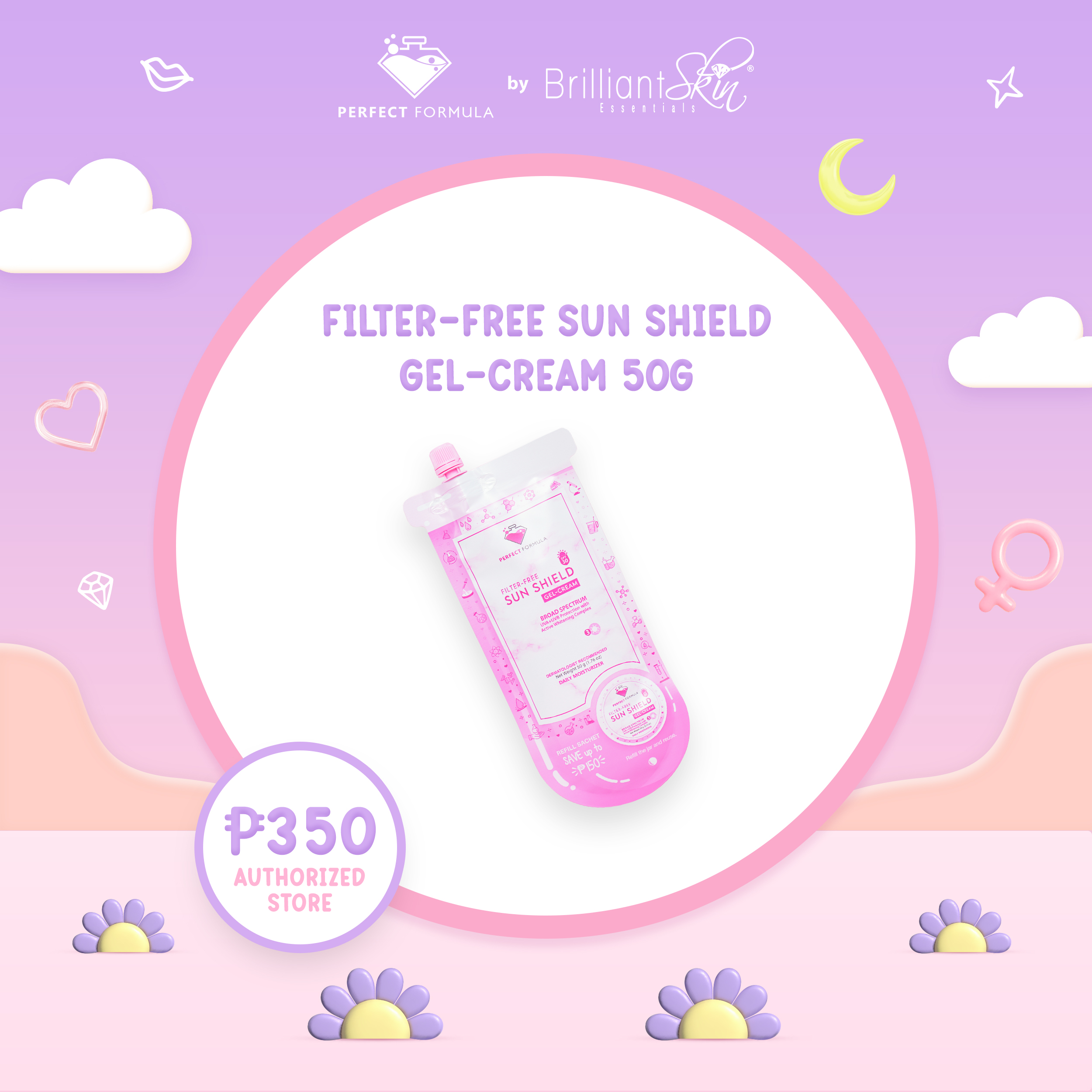 Perfect Formula - Filter-Free Sunshield Gel-Cream 50 grams