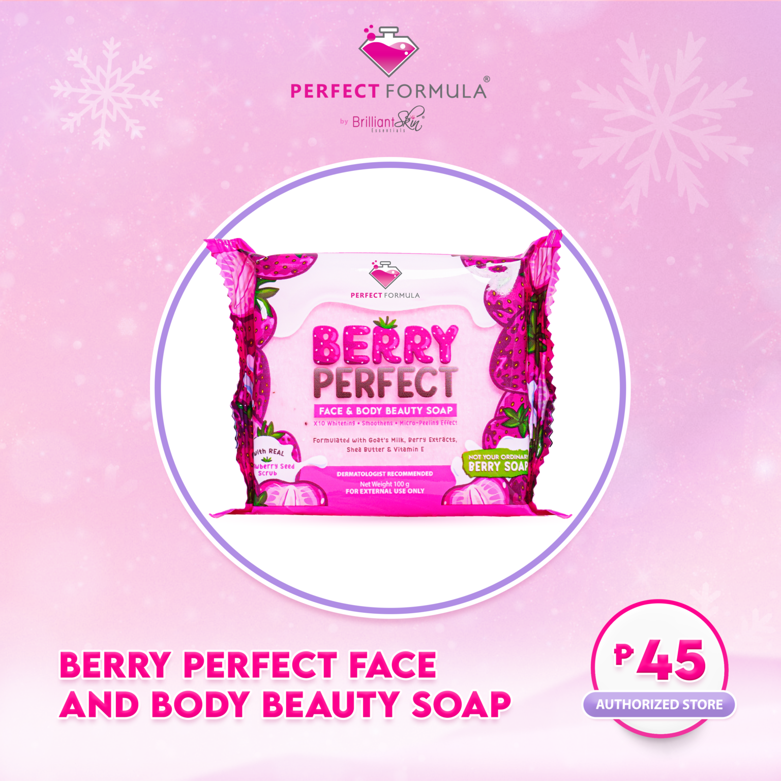 Perfect Formula - Berry Perfect – Face and Body Beauty Soap