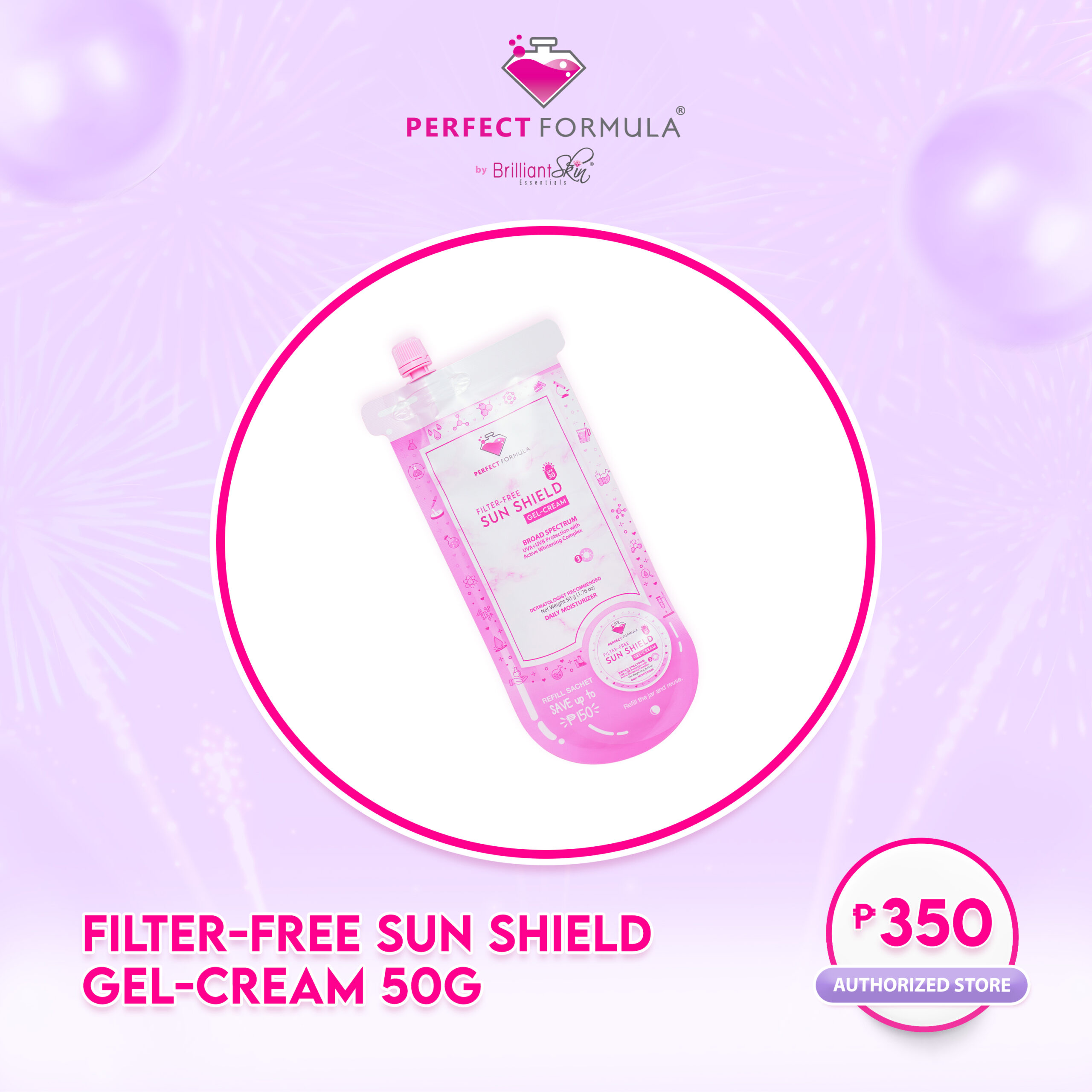 Perfect Formula - Filter-Free Sunshield Gel-Cream 50 grams